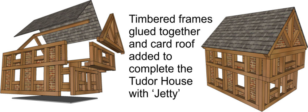 Tudor House Card Cut-Out Model - DT Online