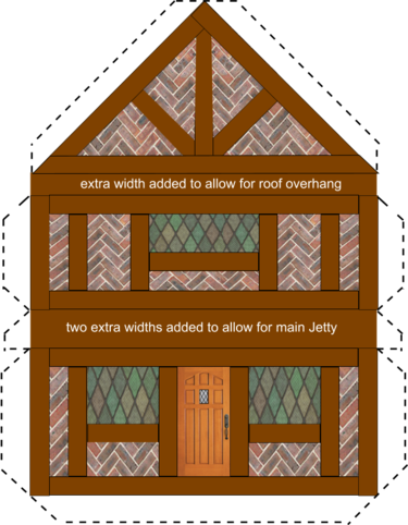 Tudor House Card Cut-Out Model - DT Online